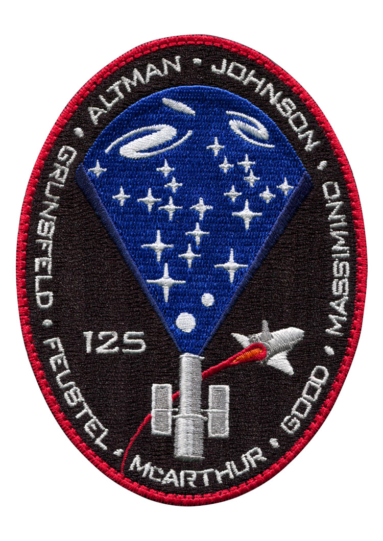 STS-125 Embroidered Mission Patch – Astronomy Now Shop